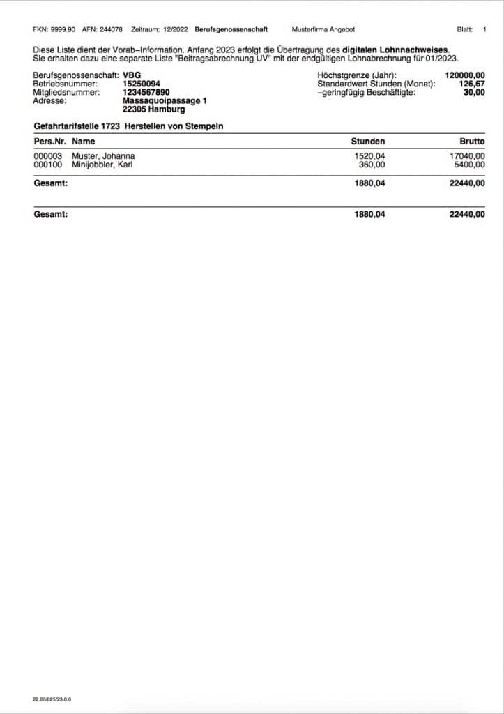 Lohnabrechnung & Gehaltsabrechnung 2023 - a.b.s. Rechenzentrum